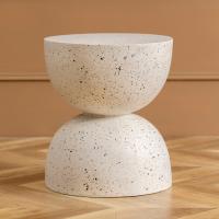 China Modern Italian Circular Hotel Marble Coffee Table 40cm*40cm for sale