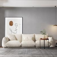 China White Velvet Modern Fabric Sofa Set 3 Seat One Stop Solution for sale