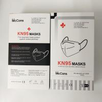 China McCons KN95 masks Comfortable Disposable Medical Face Masks , Disposable Mouth Mask Fluid Proof for sale
