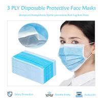 China 17.5cm*9cm Disposable Medical Face Masks Adult Size PP Non Woven for sale