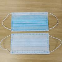 China Custom Color Disposable Medical Face Masks , 3 Ply Non Woven Face Mask for sale