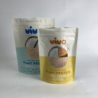 China Custom Printed Stand Up Pouches Resealable Plastic Bags for Protein Powder Food Grade Powder Packaging Bags with Aluminum for sale