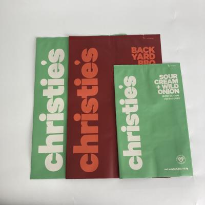 China MOPP PET Chips Snack Packaging Bags Food Grade Back Seal Bags for sale