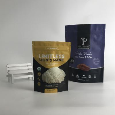 China Hot Sale Food Grade Plastic Bags Custom Printed Stand Up Zipper Bags for Crackers Resealable Snack Packaging Bags for sale