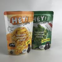 China Wholesale Plastic Bags Custom Printed Stand Up Zipper Pouches Food Grade Snack Packaging Bags with Aluminum for sale