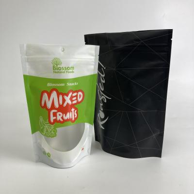 China Custom Printed Resealable Food Packaging Bags Food Grade Stand Up Zipper Bags for Dried Fruit Snack for sale