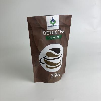 China Custom Digital Printed Stand Up Zipper Bags for Tea Food Grade High Quality Resealable Food Packaging Bags for sale
