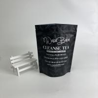 China Custom Printed Stand Up Zipper Bags Matt Finish Resealable Plastic Tea Bags with Aluminum Foil Food Packaging Bags for sale