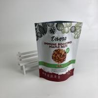China Custom Digital Printed Aluminum Foil Resealable Plastic Zipper Bags Stand Up Zipper Bags for Nut Snack Packaging Bags for sale