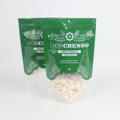 China Logo Printed glossy Finish Food Stand Up Small Mylar Plastic Resealable  CandyBags for sale
