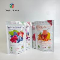 China Digital custom printing moq 500pcs stand up pouch fruit packaging bag with aluminium foil zip for sale