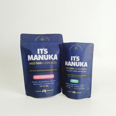 China New Wholesale Factory Food Grade Plastic Packaging Pouch Stand Up Aluminum Foil Matte Surface Zipper Protein Powder Bag for sale
