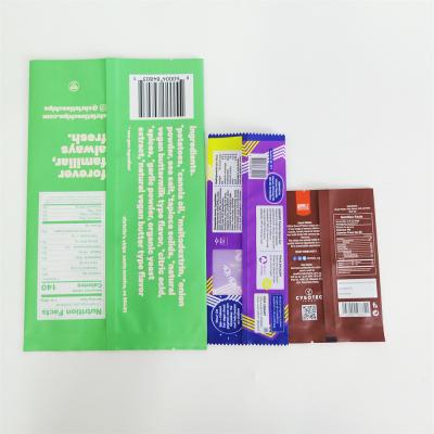 China New Wholesale Factory Food Grade Plastic Snack Cheese Ice Lolly Bag Back Seal Heat Seal Custom Kids Snack Packaging Pouch for sale