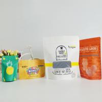 China Custom Logo Food Grade Candy Mylar Bags Stand Up Pouch Party Candy Snack Zipper Bag Reusable Transparent Packaging Pouch for sale