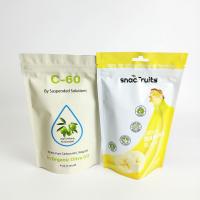 China Wholesale factory matte finished stand up ziplock food grade organic paper packaging pouch with aluminium foil for sale