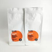 China Ziplock Matte Finished Coffee Stand Up Pouch With Valve 1kg Packaging for sale