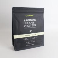 China Matte black 1kg custom flat bottom food packaging zipper plastic whey protein powder foil bag for sale
