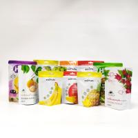 China Custom logo print dried food snack packaging plastic aluminum ziplock zipper bags for sale