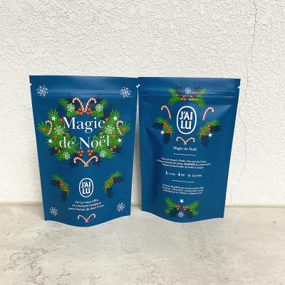 China Food Grade LDPE Plastic Custom Stand Up Pouch For Body Scrub for sale