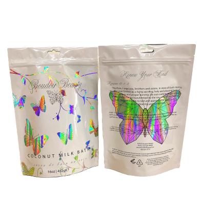 China 16oz Smell Proof Digital Printed Custom Stand Up Pouch For Milk Bath for sale