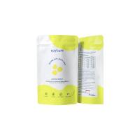 China Capsule vitamin tablet food heat seal packaging bag with tear notch for sale
