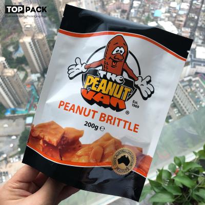 China Moisture Proof Peanut Brittle Bag Plastic Stand Up Pouch  Nontoxic for sale