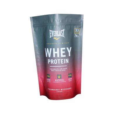 China 500pcs To Start Digital Print Plastic Food Packaging Pouches For Whey Protein Powder for sale