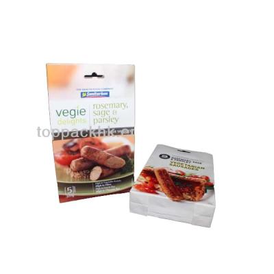 China Laminated Kraft Paper Sausage Packaging Bags Heat Sealed Customized for sale
