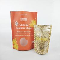 China Food Grade Custom Printed Matte Finish One Side Clear Chips Snack Packaging Bags Stand Up Pouch with Window for sale