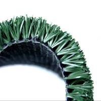 China PP Material 15mm Pile Height Football Grass with 12000 Dtex and PU Coating for Outdoor Sports Fields for sale