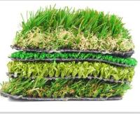 China SBR Latex Backing Synthetic Grass with 45mm Pile Height and C Spine Yarn Shape for Landscaping and Gardens for sale