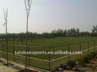 China FIFA Approved UV Resistant 50mm Pile Height Football Artificial Grass with High Density and Low Maintenance for sale