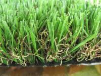 China 165 Stitches/M Synthetic Fake Grass Used In Backyards Balcony And Playgrounds  With 50mm Pile Height for sale