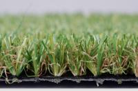 China 140 Stitches/M Hybrid Artificial Grass with 25mm Pile Height and SBR Latex Adhesive for Realistic Appearance in Gardens for sale