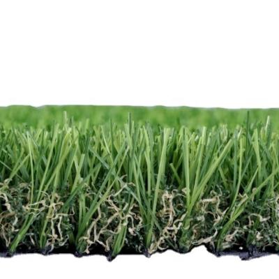 China 46mm Pile Height UV Resistance Low Maintenance Artificial Turf for Commercial Landscaping for sale