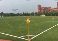 China FIFA Certified 55mm Pile Height High Density Artificial Turf for Soccer Courts with Low Maintenance for sale