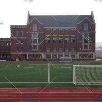 China FIFA Certified 60mm Pile Height UV Resistant Artificial Turf for Football Fields for sale