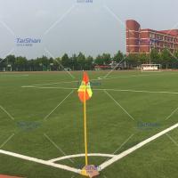 China FIFA Certified 60mm Pile Height UV Resistant Artificial Turf for Football Fields for sale