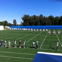 China 20mm Pile Height Customizable UV Resistant Artificial Turf for Tennis and Sports for sale