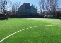 China FIFA Approved UV Resistant 50mm Pile Height Football Artificial Grass with High Density and Low Maintenance for sale