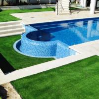 China Use 35mm Landscape Artificial Green Grass To Transform Your Leisure Areas And Family Backyards for sale