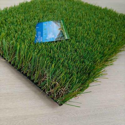 China Non Toxic Playground Artificial Grass 45mm Pile Height Environmental-Friendly Fake Turf With Low Maintenance for sale
