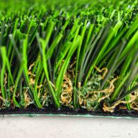China 40mm Pile Height Green SBR Latex Backing 4 Colors Mixed Eco Friendly Leisure Artificial Grass for sale