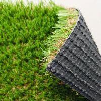 China 9600 Dtex 18900 High Density Landscape Leisure Artificial Grass Mixing Straight And Curved Grass for sale