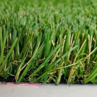 China Three Types Of Grass Shapes Mixed 38mm Outdoor Green Artificial Grass With Low Maintenance and excellent texture for sale