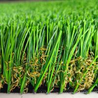 China 48mm Grass Height 180 Stitches/M Fake Green Grass With Great UV Resistance For Outdoors Leisure Spaces and Courts for sale