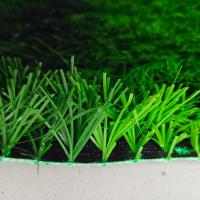 China Bicolor Football Artificial Grass 50mm Environmental Protection For Sports Fields With Green SBR Latex for sale