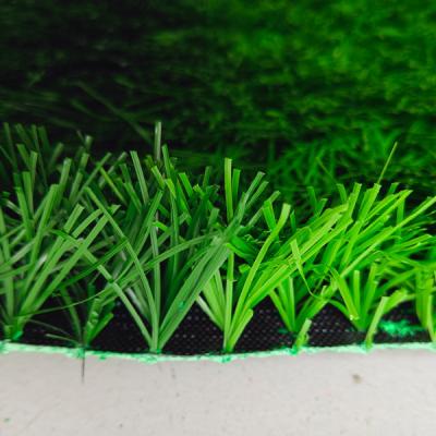 China Bicolor Football Artificial Grass 50mm Environmental Protection For Sports Fields With Green SBR Latex for sale