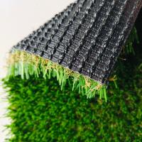 China Multi Functional Green Artificial Grass 30mm pile height With PU coating and double PP backing for sale