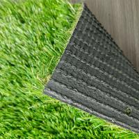 China 7700 Dtex PP/PE material Artificial Green Grass With 180 Stitch rate Per Metre and 3/8 inch guage for sale